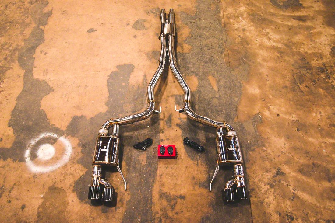 Valvetronic Designs Mustang Valved Sport Cat-Back Exhaust System with ...