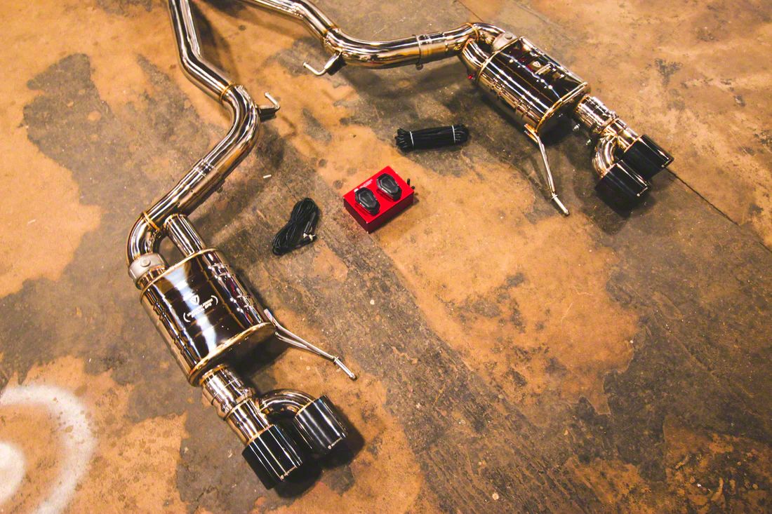 Valvetronic Designs Mustang Valved Sport Cat-Back Exhaust System with ...