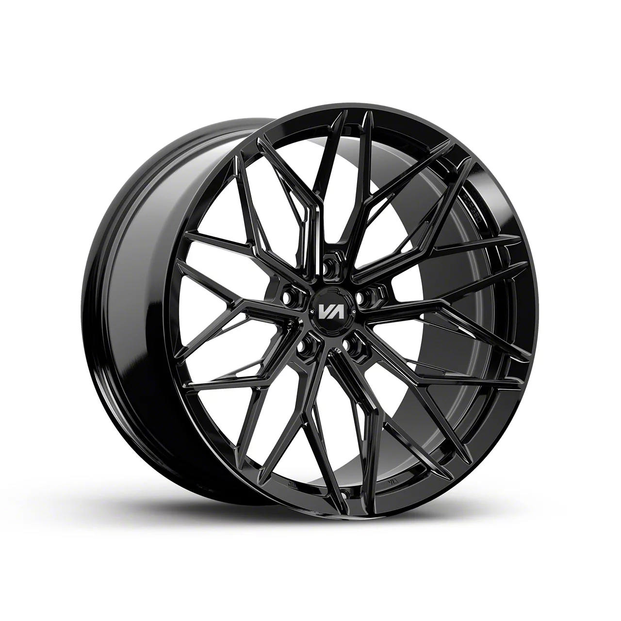 Variant Wheels Corvette Maxim Gloss Black Wheel; Front Only; 19x8.5 ...