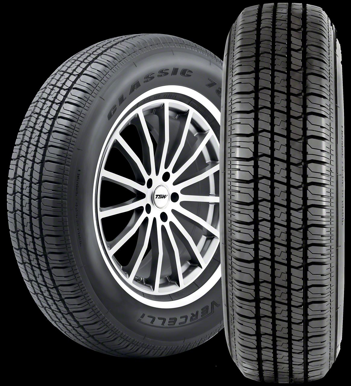 Vercelli Mustang Classic 787 Tire VC001 (P195/75R14) - Free Shipping