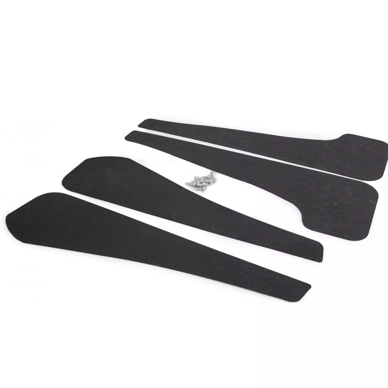 Corvette Mud Flaps; Front and Rear; Textured Black (20-25 Corvette C8 ...