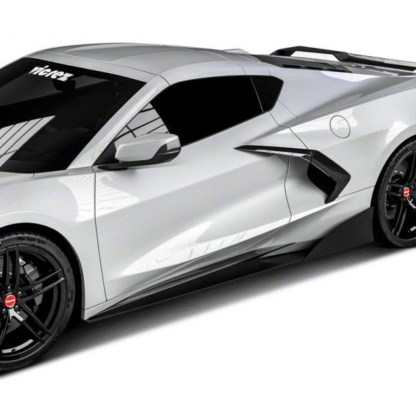 Gloss Black Body Accessories Corvette C8 Side Skirt Rocker Panels ...