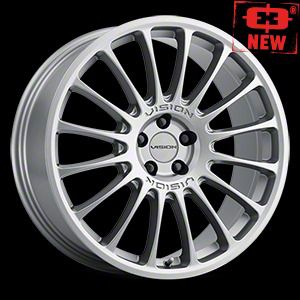 Vision Wheel Mustang Monaco Graphite Wheel; 17x7; 38mm Offset 477 ...
