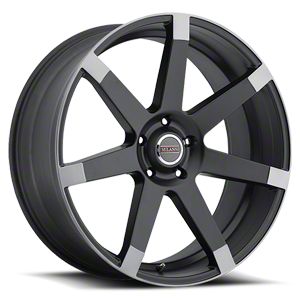 Vision Wheel Camaro Sultan Matte Black with Anthracite Spoke Wheel ...