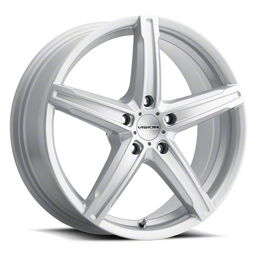 Vision Wheel Mustang Boost Silver Wheel; 17x8; 38mm Offset 469-7865S38 ...