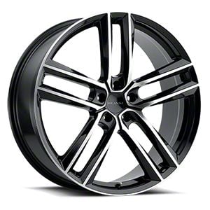 Vision Wheel Camaro Clutch Gloss Black Machined Wheel; 22x9; 35mm ...