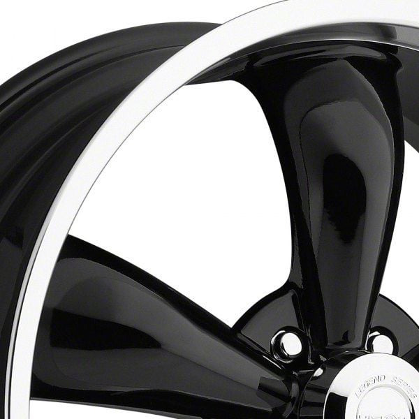 Vision Wheel Challenger Legend 5 Gloss Black Machined Wheel; 22x9.5 ...