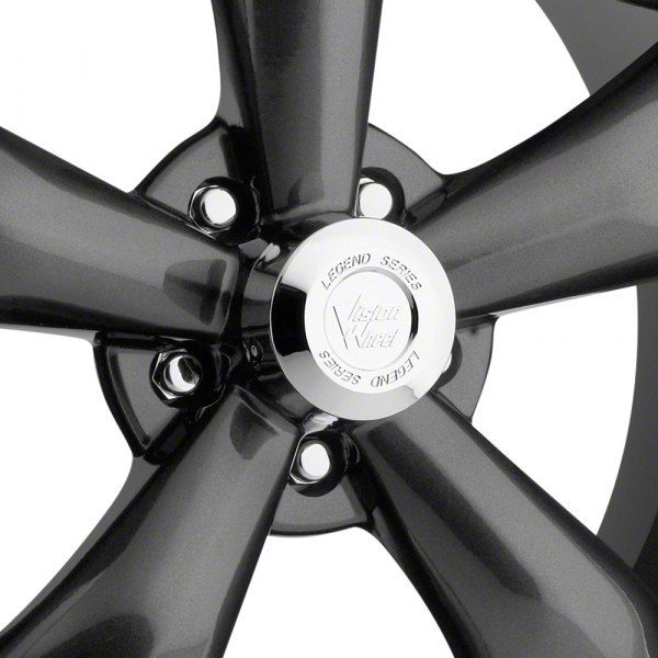 Vision Wheel Challenger Legend 5 Gunmetal Machined Wheel; 18x8.5; 20mm ...