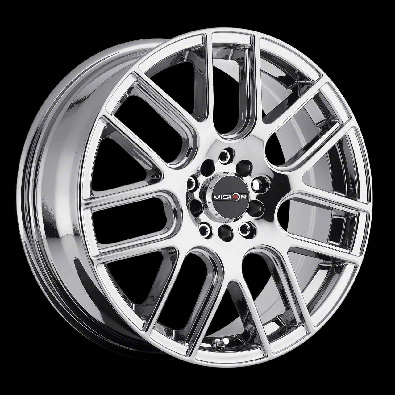 Vision Wheel Mustang Cross Phantom Chrome Wheel; 17x7; 38mm Offset 426 ...