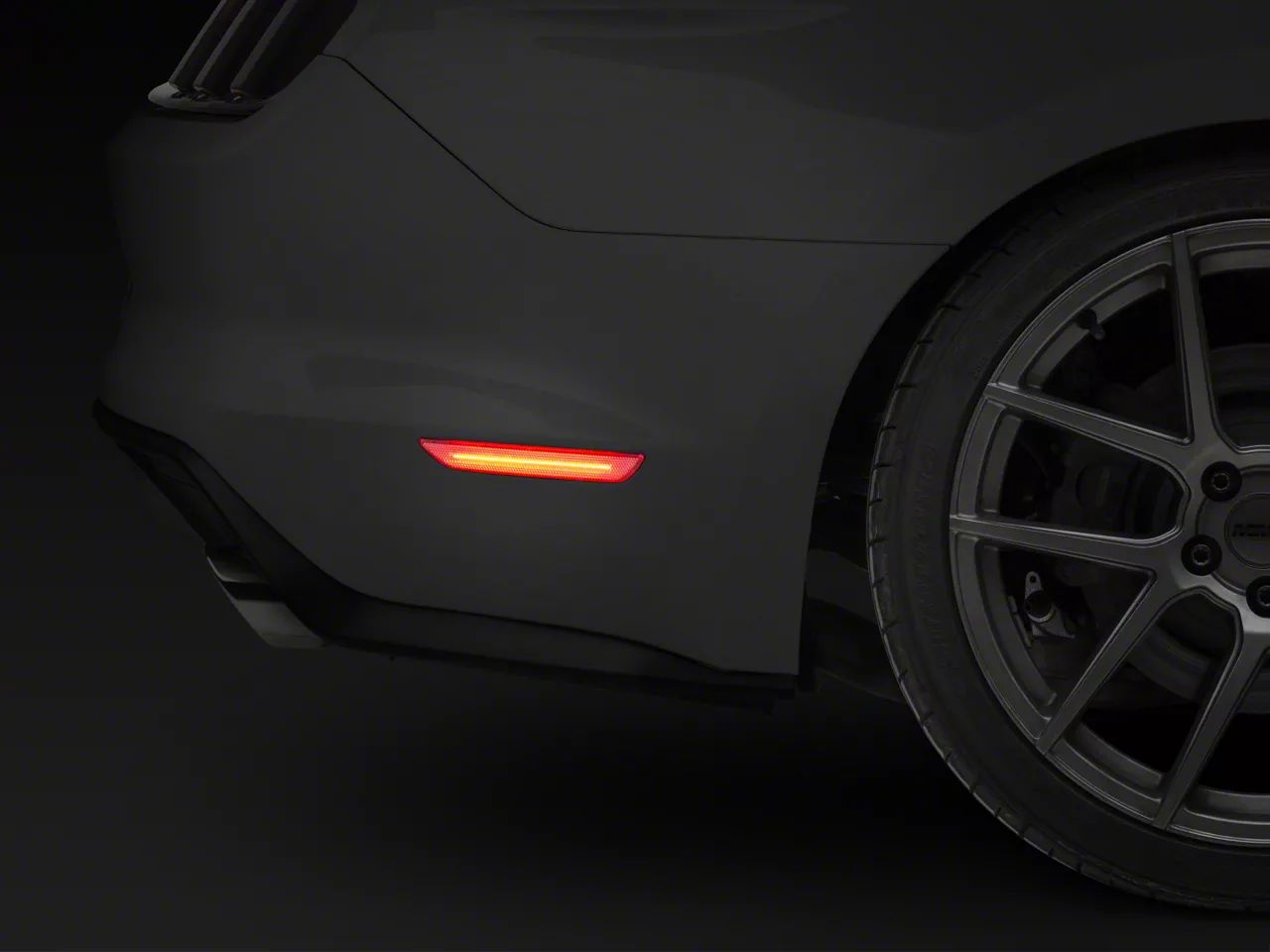 Mustang Clear LED Rear Side Markers (15-23 Mustang) - Free Shipping