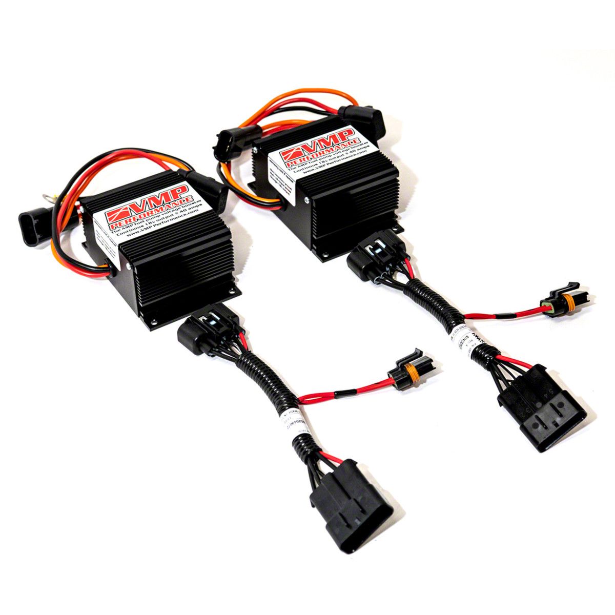 VMP Performance Mustang Dual Fuel Pump Voltage Booster; Plug and Play ...