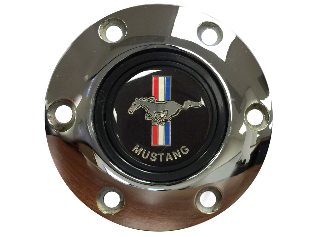 Volante Mustang Woodgran S6 Sport Steering Wheel Kit with Pony Emblem ...