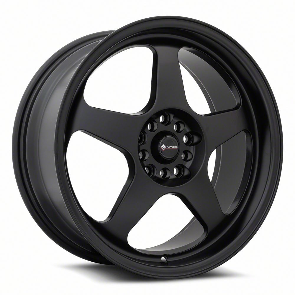 Vors Mustang SP1 Matte Black Wheel; 18x8; 35mm Offset SP01188010H35MB ...