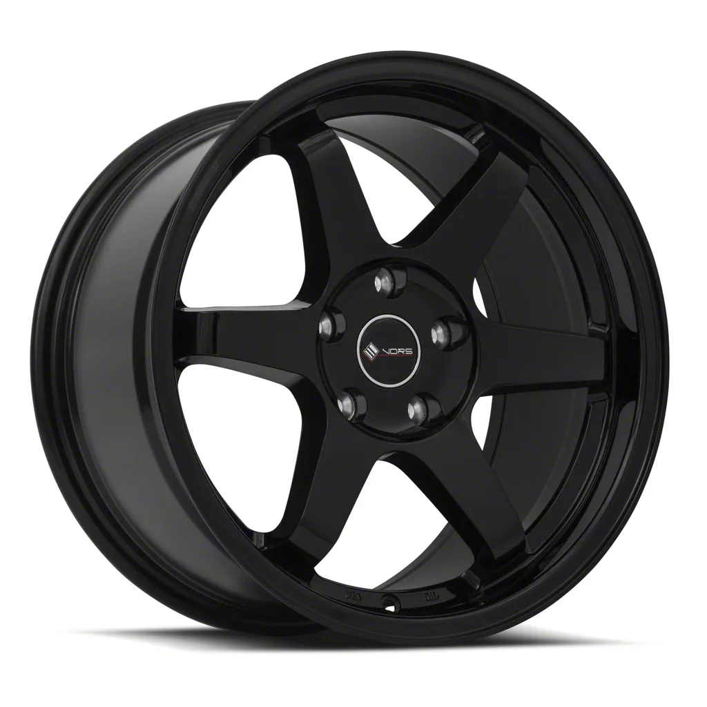 Vors Mustang TR37 Gloss Black Wheel; 17x9; 30mm Offset TR37179051430BK ...