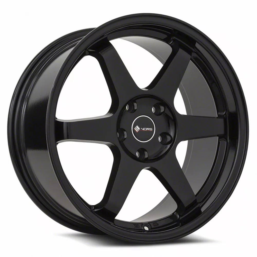 Vors Mustang TR37 Gloss Black Wheel; 18x8.5; 35mm Offset ...