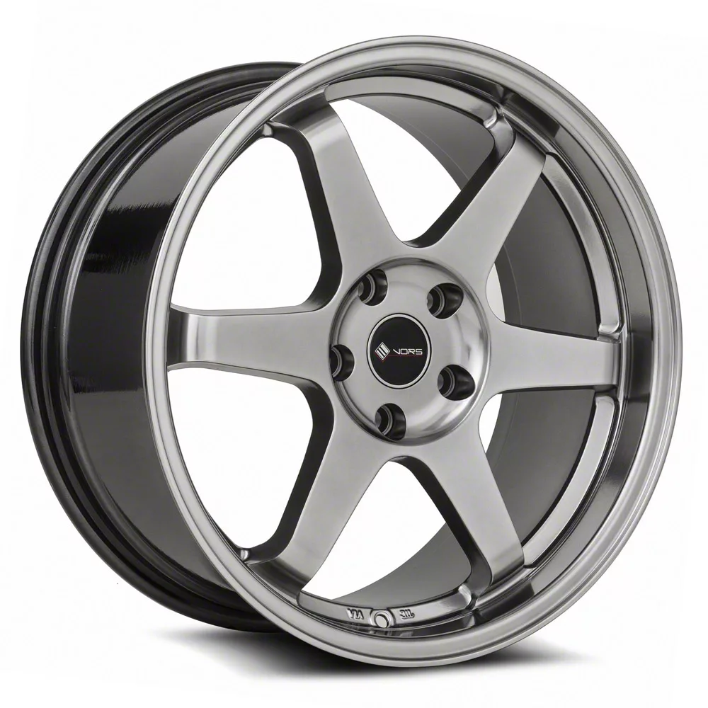 Vors Mustang TR37 Hyper Black Wheel; 18x8.5; 35mm Offset ...