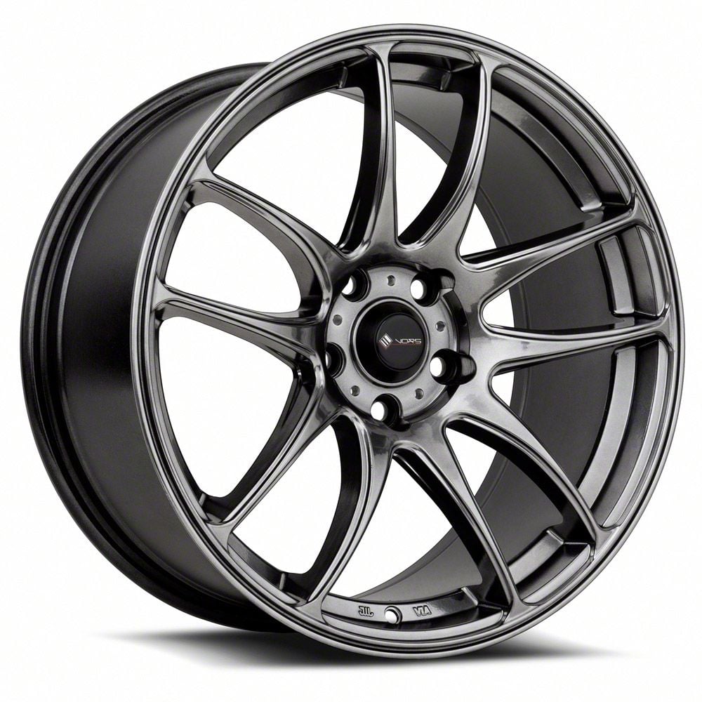 Vors Mustang TR4 Hyper Black Wheel; 18x8.5; 35mm Offset TR04188551435HB ...