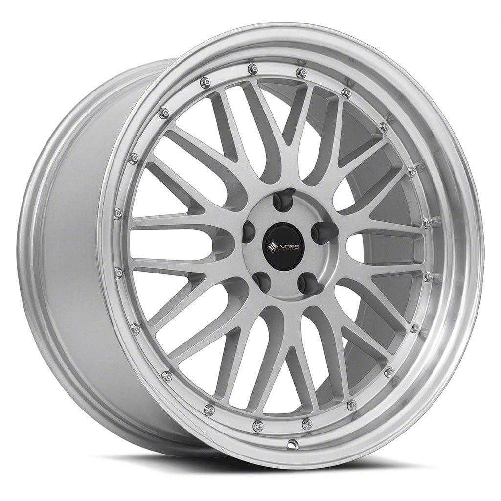 Vors Camaro VR8 Silver with Machined Lip Wheel; 20x9.5; 35mm Offset ...