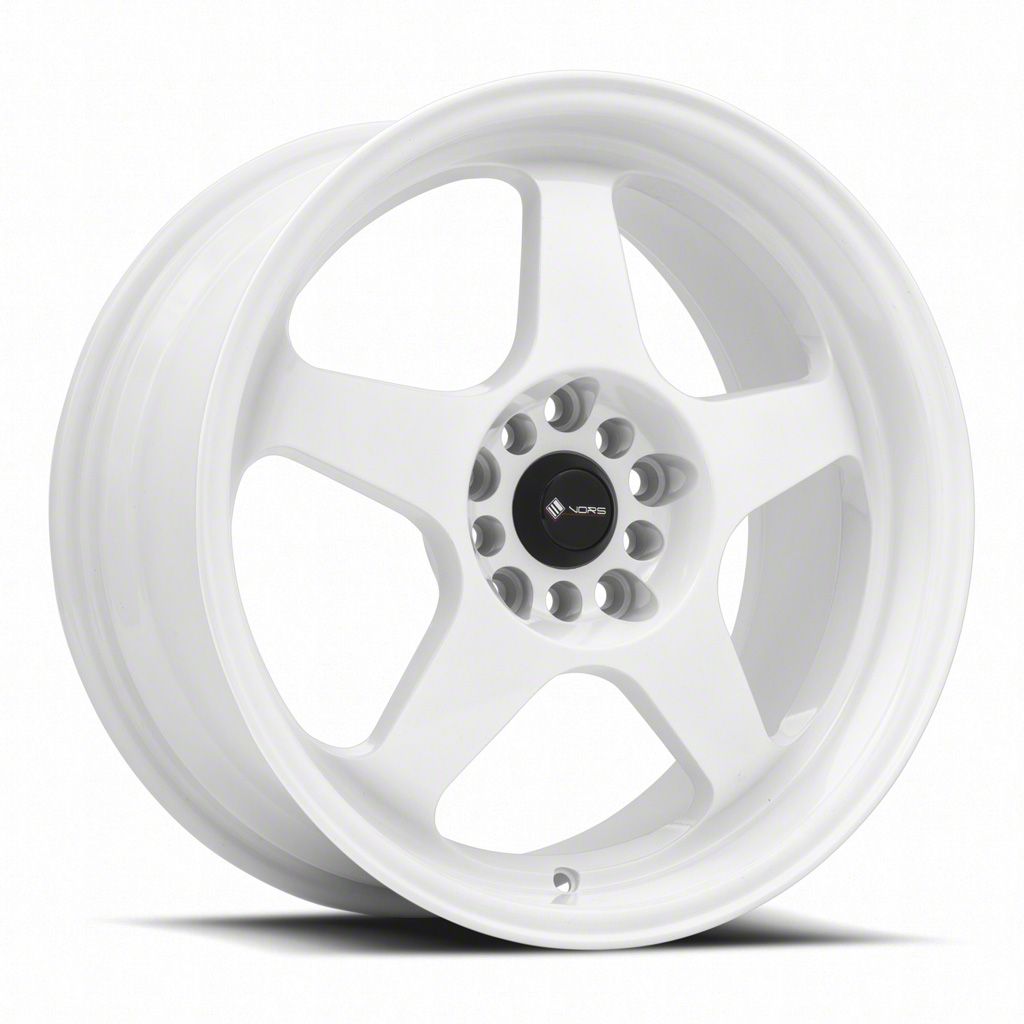 Vors Mustang SP1 White Wheel; 17x8; 35mm Offset SP01178010H35W (94-98 ...
