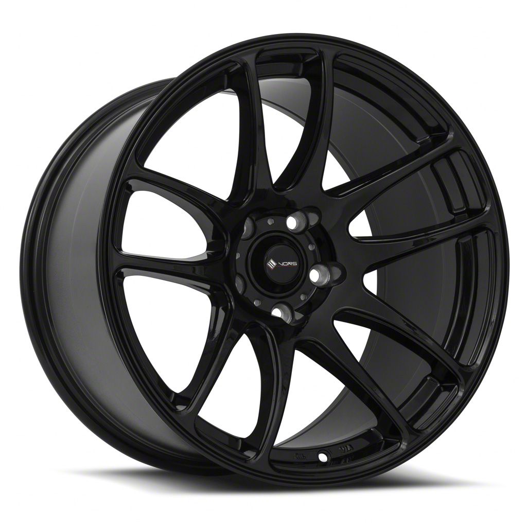 Vors Mustang TR4 Gloss Black Wheel; 17x8; 35mm Offset TR04178051435BK ...