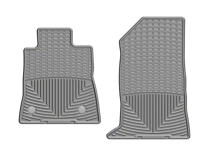 Weathertech Camaro All-Weather Front Rubber Floor Mats; Gray W437GR (16 ...