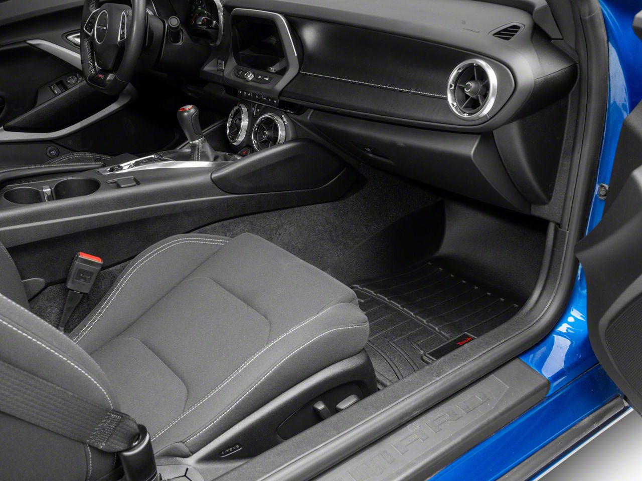 Weathertech Camaro DigitalFit Front Floor Liners; Black 449011 (16-24 ...