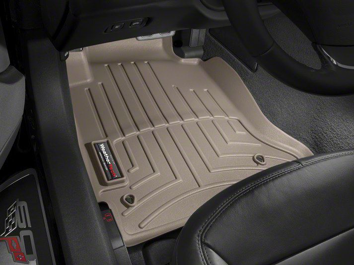 Weathertech Corvette DigitalFit Front Floor Liners; Tan 454741 (05-July ...