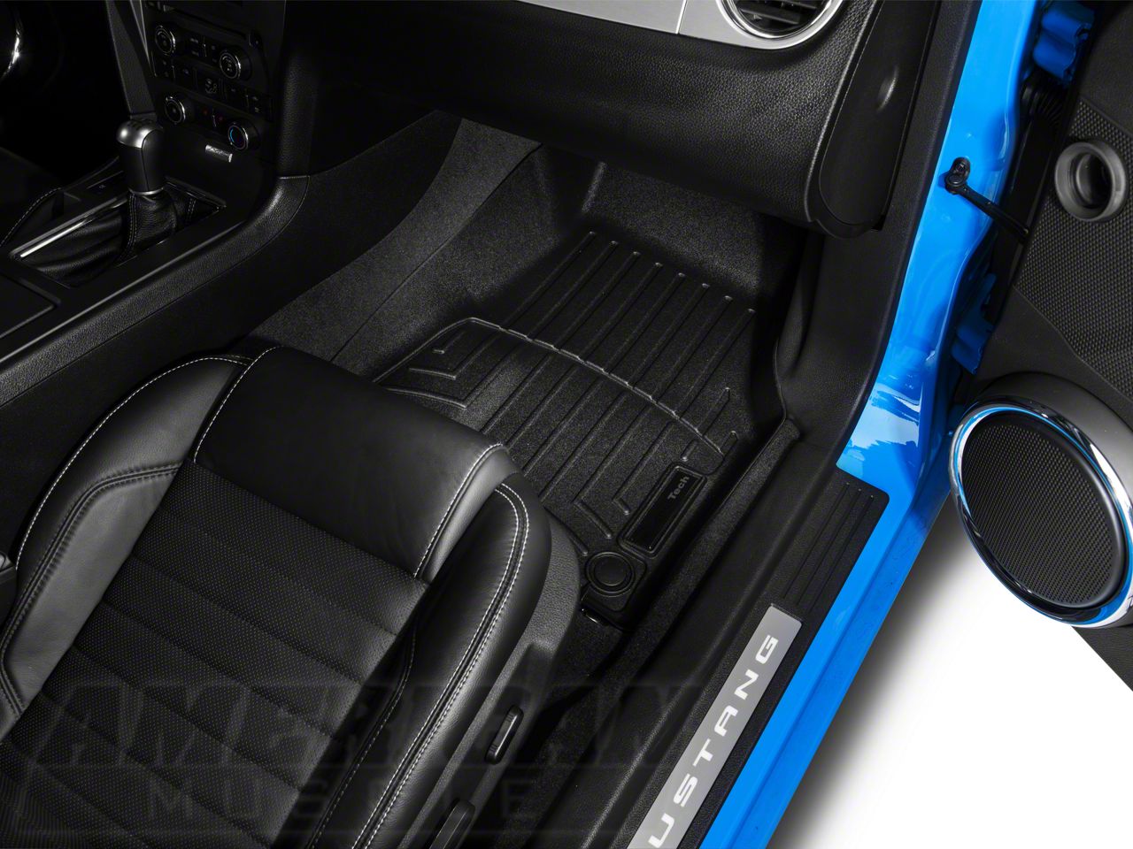 Weathertech Mustang DigitalFit Front Floor Liners; Black 444681 (13-14 ...