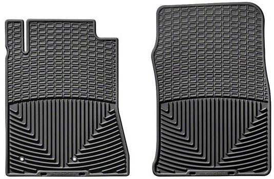 Weathertech Mustang All-Weather Front Rubber Floor Mats; Black W178 (09 ...