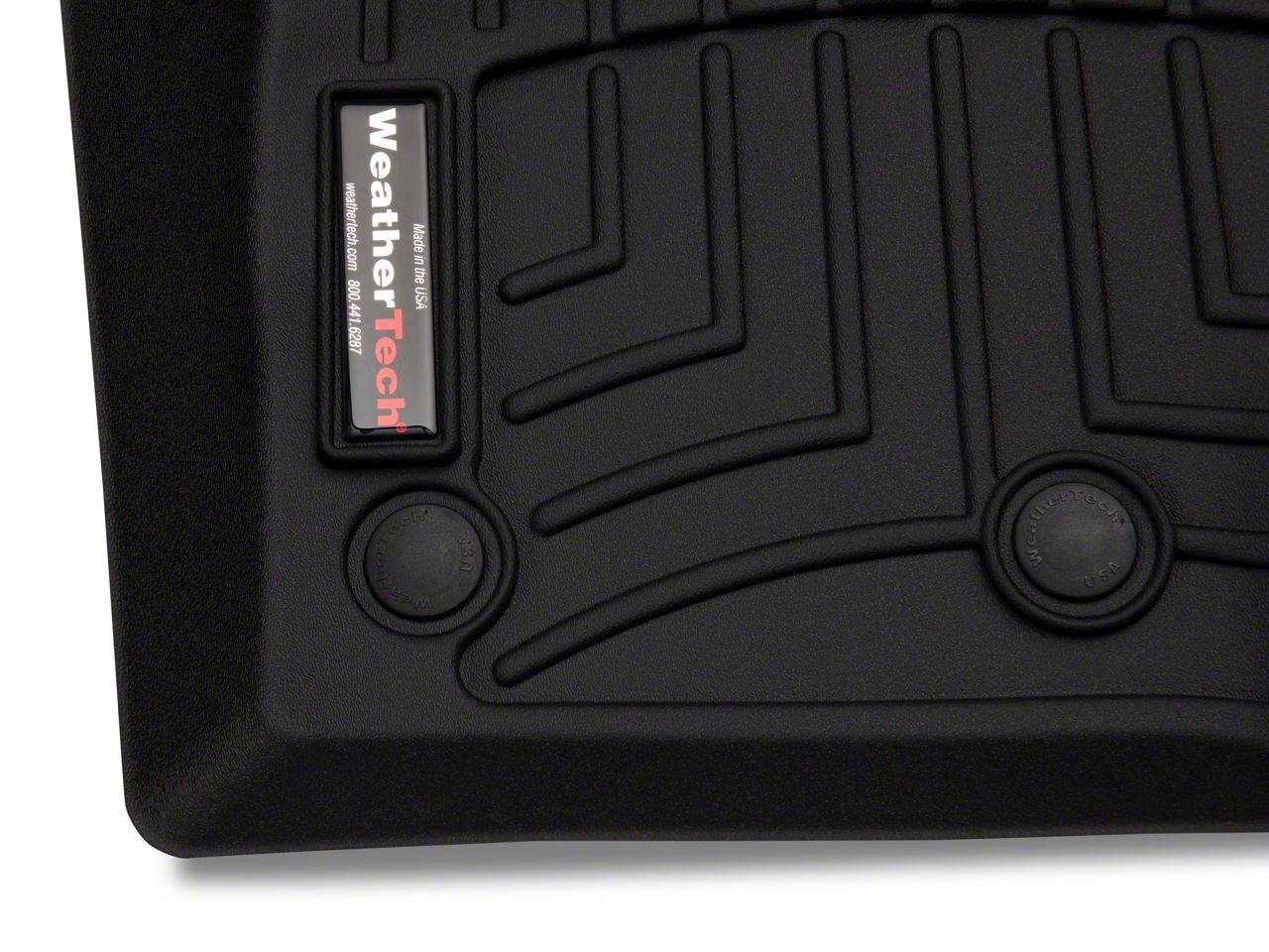 Weathertech Mustang DigitalFit Front Floor Liners; Black 446991 (15-25 ...