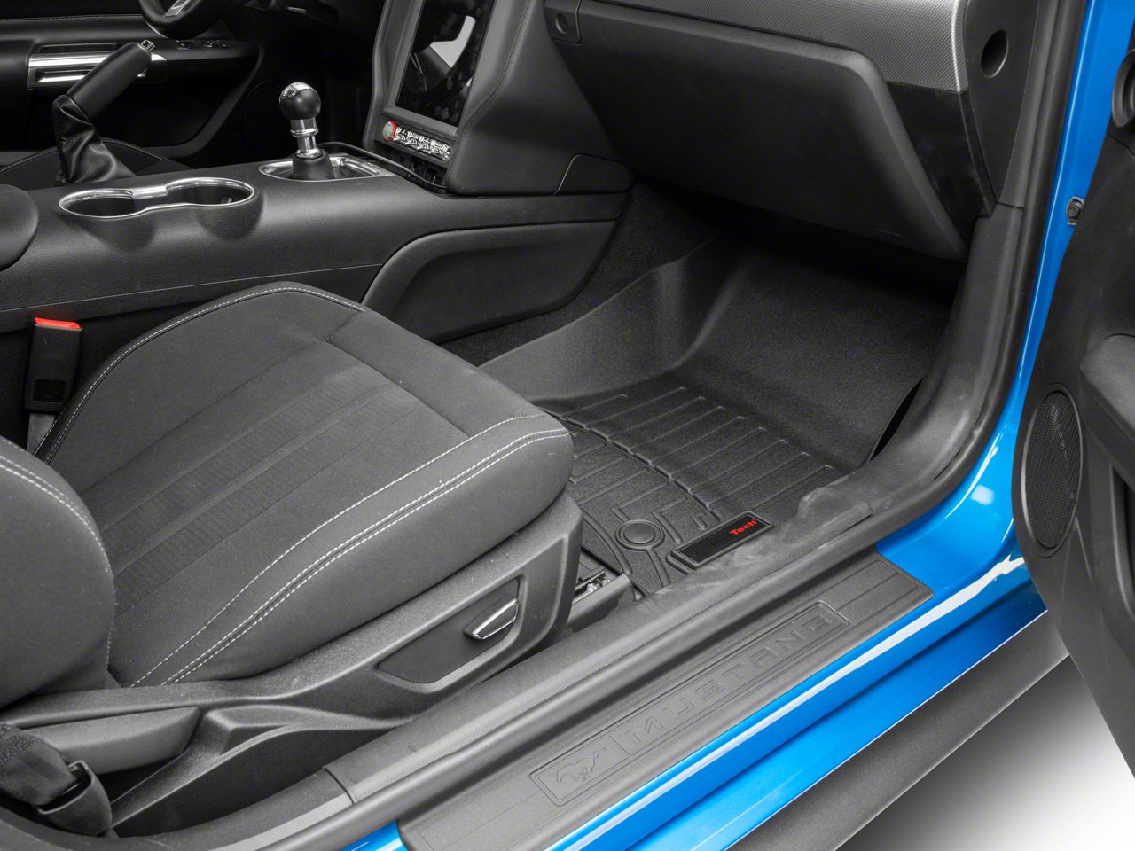 Weathertech Mustang DigitalFit Front Floor Liners; Black 446991 (15-25 ...