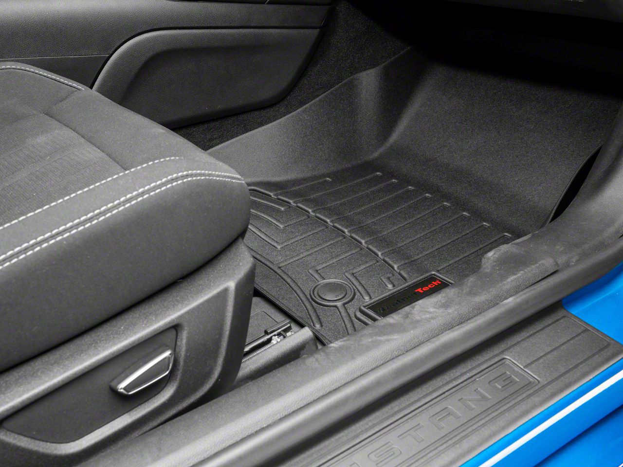 Weathertech Mustang DigitalFit Front Floor Liners; Black 446991 (15-25 ...