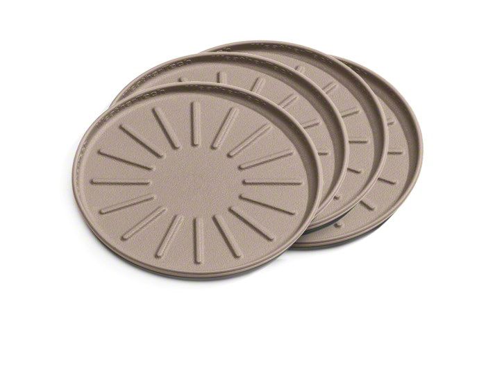 Weathertech Mustang 4-Inch Round Coaster Set; Tan 8A4CSTTN - Free Shipping