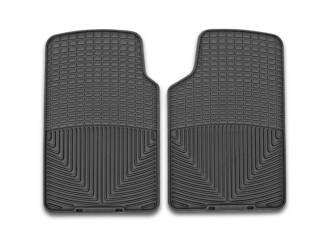 Weathertech Mustang All Weather Front Rubber Floor Mats Black W3 79 04 Mustang Free Shipping