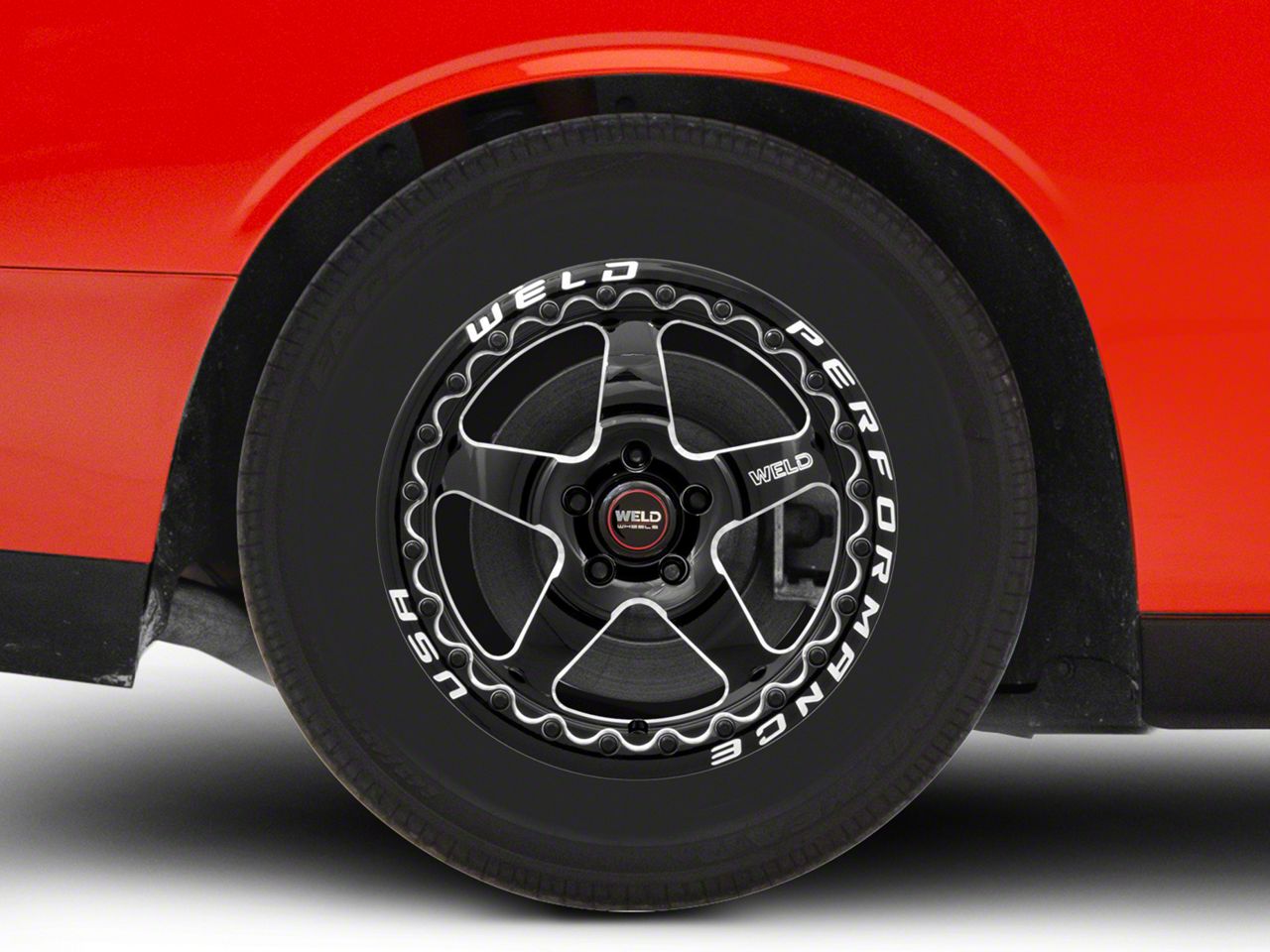 WELD Performance Charger Ventura Beadlock Gloss Black Milled Wheel ...