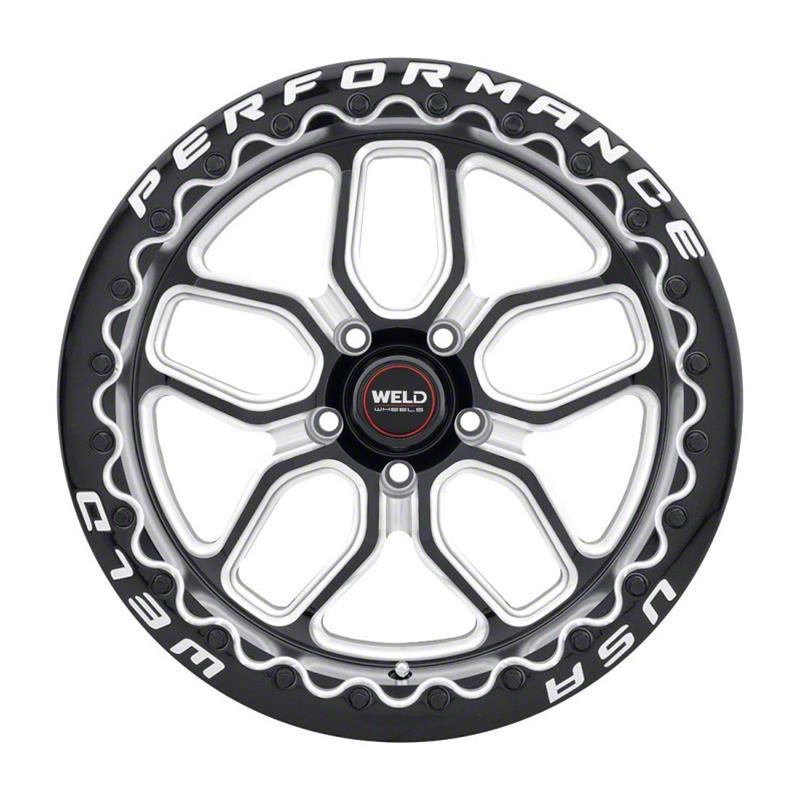 WELD Performance Challenger Laguna Beadlock Gloss Black Milled Wheel ...