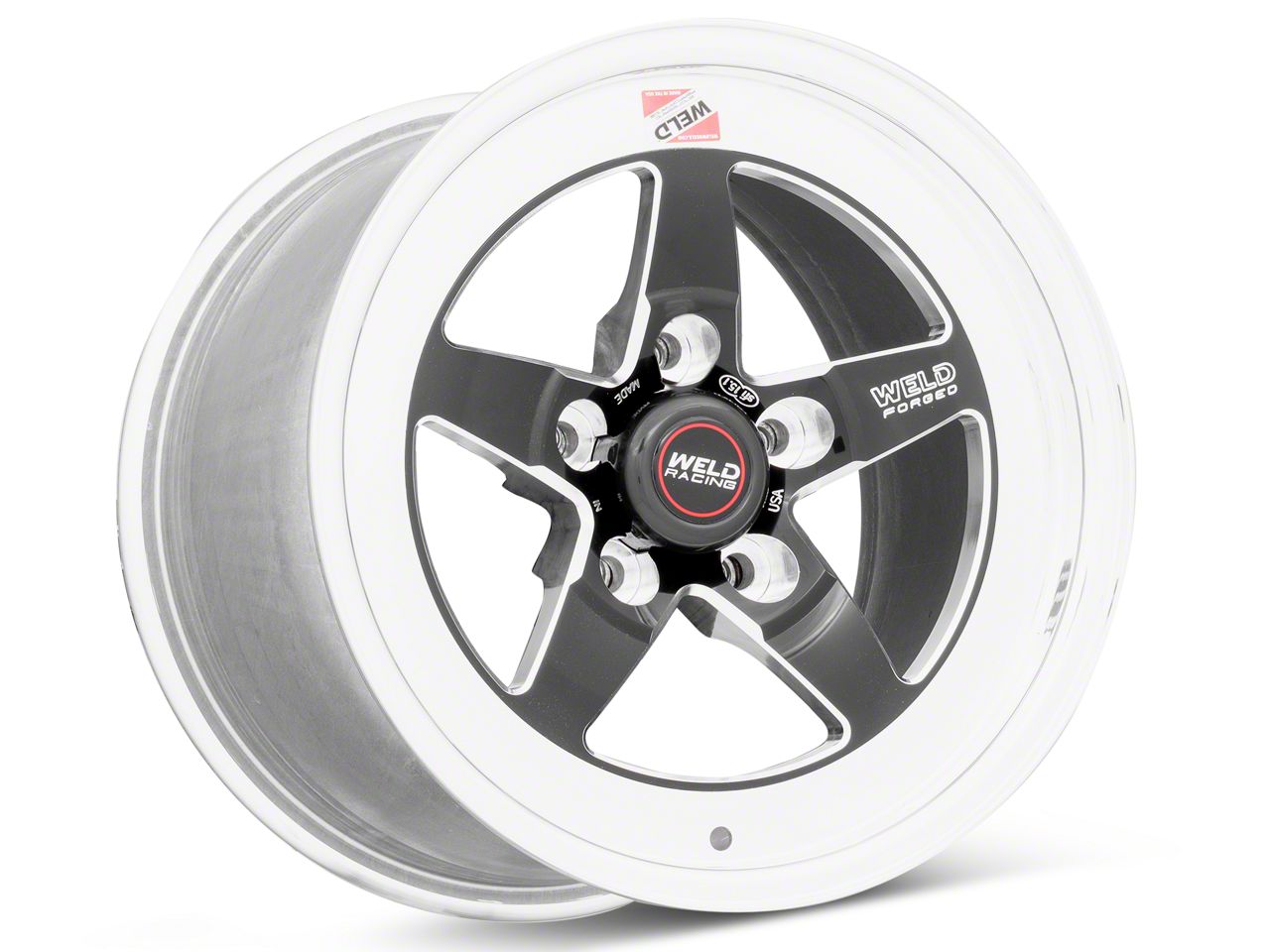 Weld Racing Mustang RTS S71 Black Anodized Wheel; Rear Only; 17x10 ...