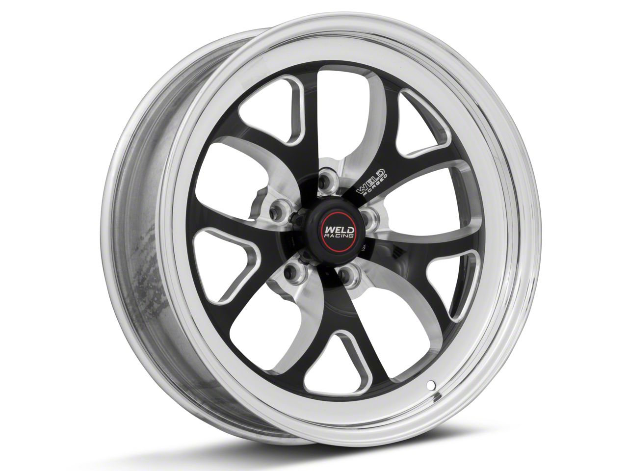Weld Racing Mustang RTS S76 Black Anodized Wheel; Front Only; 17x5 ...