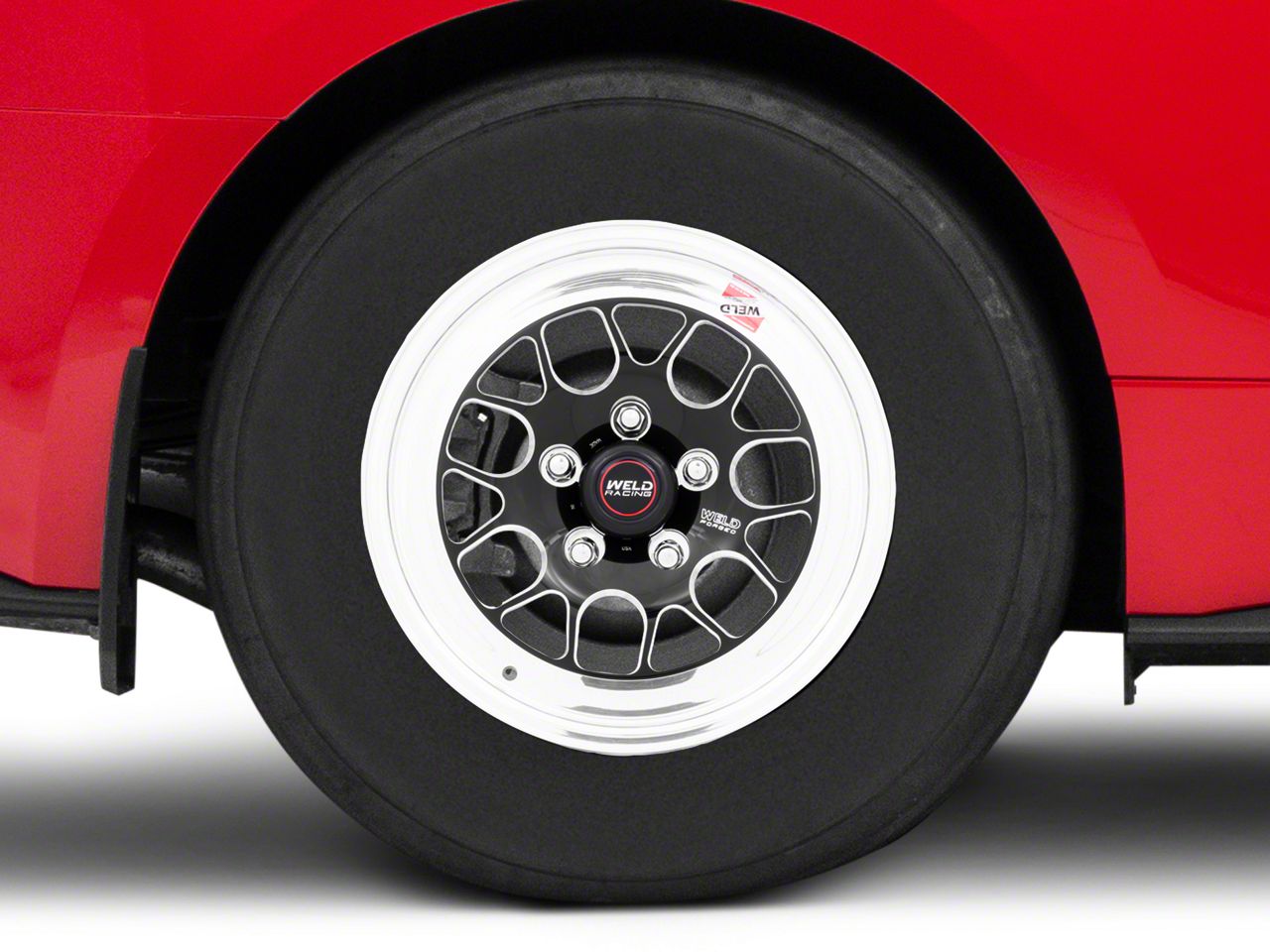 Weld Racing Mustang RTS S77 Black Anodized Wheel; Rear Only; 15x10 ...