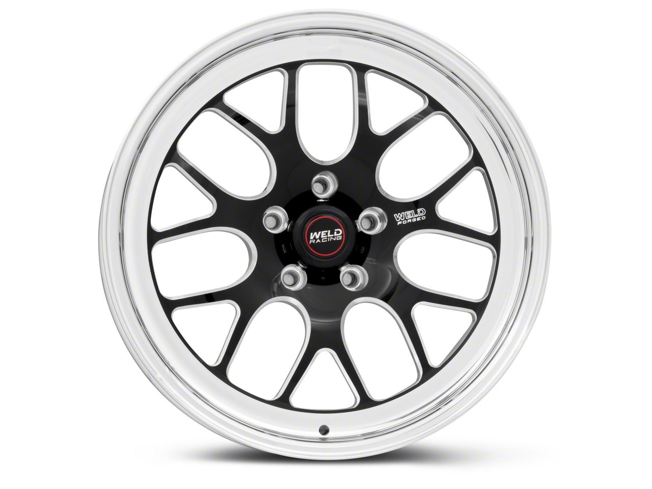 Weld Racing Mustang RTS S77 Black Anodized Wheel; Front Only; 18x5 ...