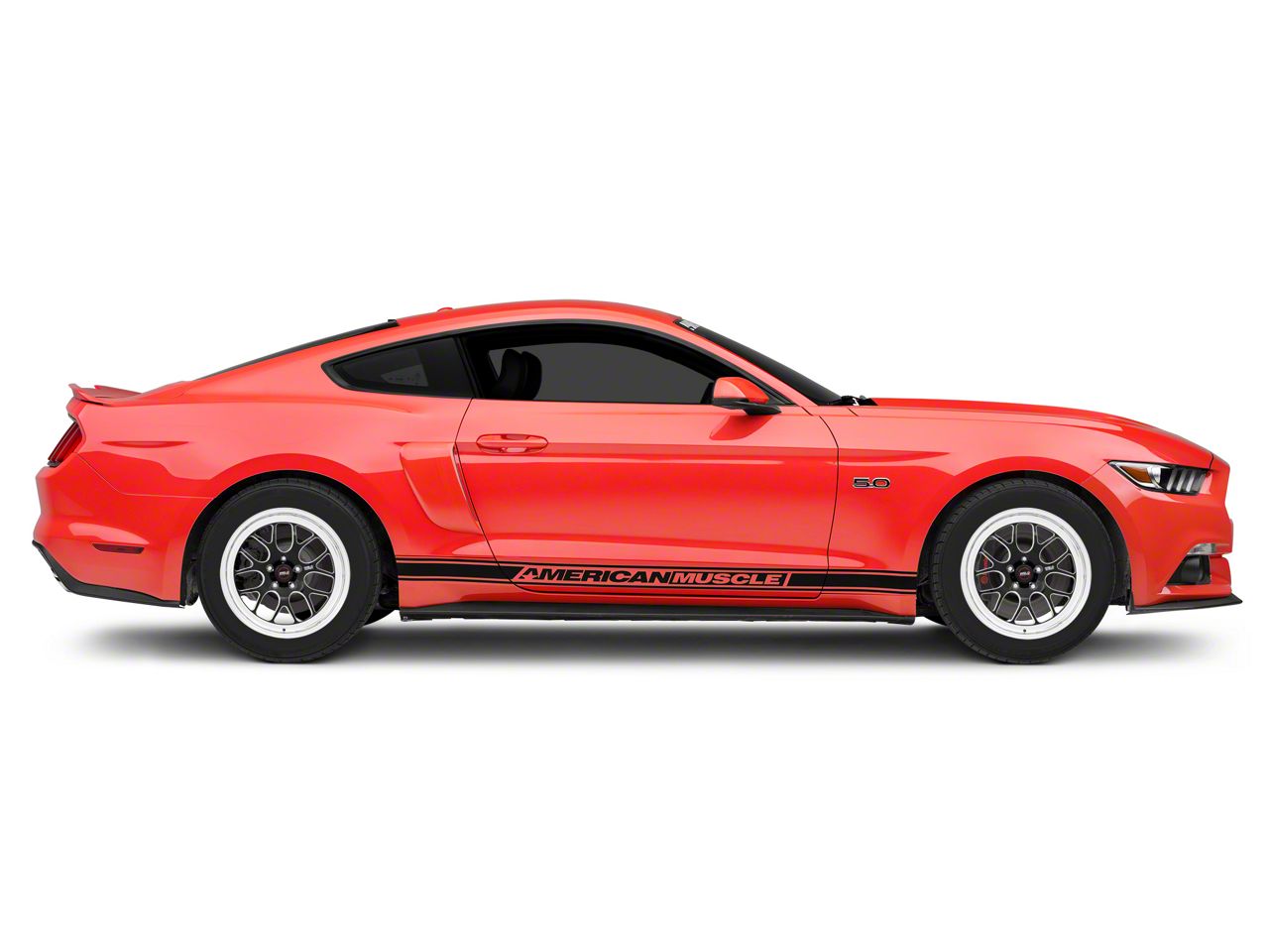 Weld Racing Mustang RTS S77 Black Anodized Wheel; Front Only; 18x5 ...