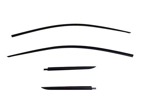 WELLvisors Mustang Premium Series Taped-on Window Visors Wind ...