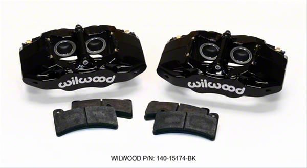 Wilwood Corvette DPC56 4-Piston Rear Brake Calipers with Semi-Metallic ...