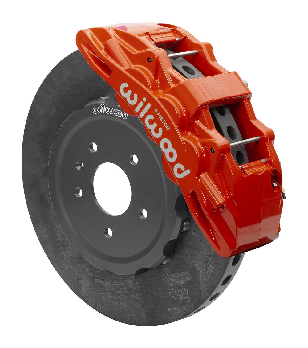 Wilwood Corvette SX6R WCCB Carbon Ceramic Front Big Brake Kit; Red ...