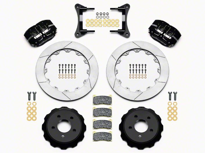 Wilwood Mustang DynaPro 4R Drag Race Front Big Brake Kit with Slotted ...