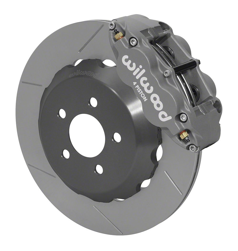 Wilwood Mustang Aerolite 6R Road Race Rear Big Brake Kit; Anodized Gray ...
