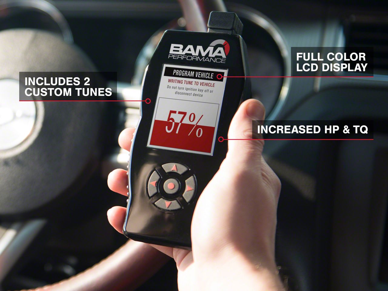 Bama Mustang X4/SF4 Power Flash Tuner with 2 Custom Tunes 101200G15 (15 ...