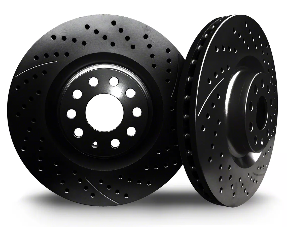 Xbrakes Charger Xi Series Brake Rotor and Pad Kit; Front and Rear ...