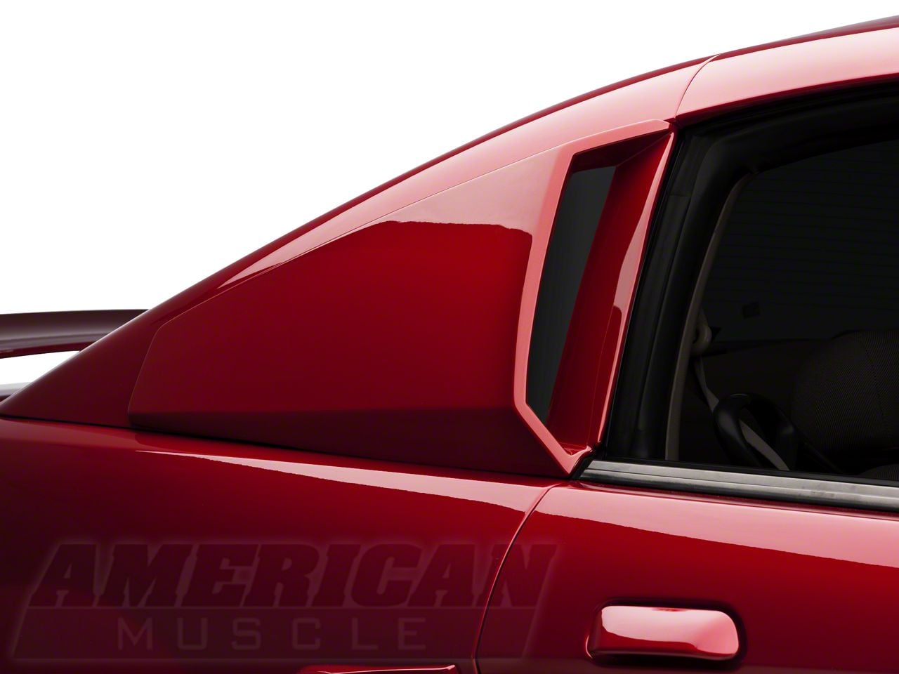 Mustang Quarter Window Scoops; Unpainted (99-04 Mustang Coupe) - Free ...