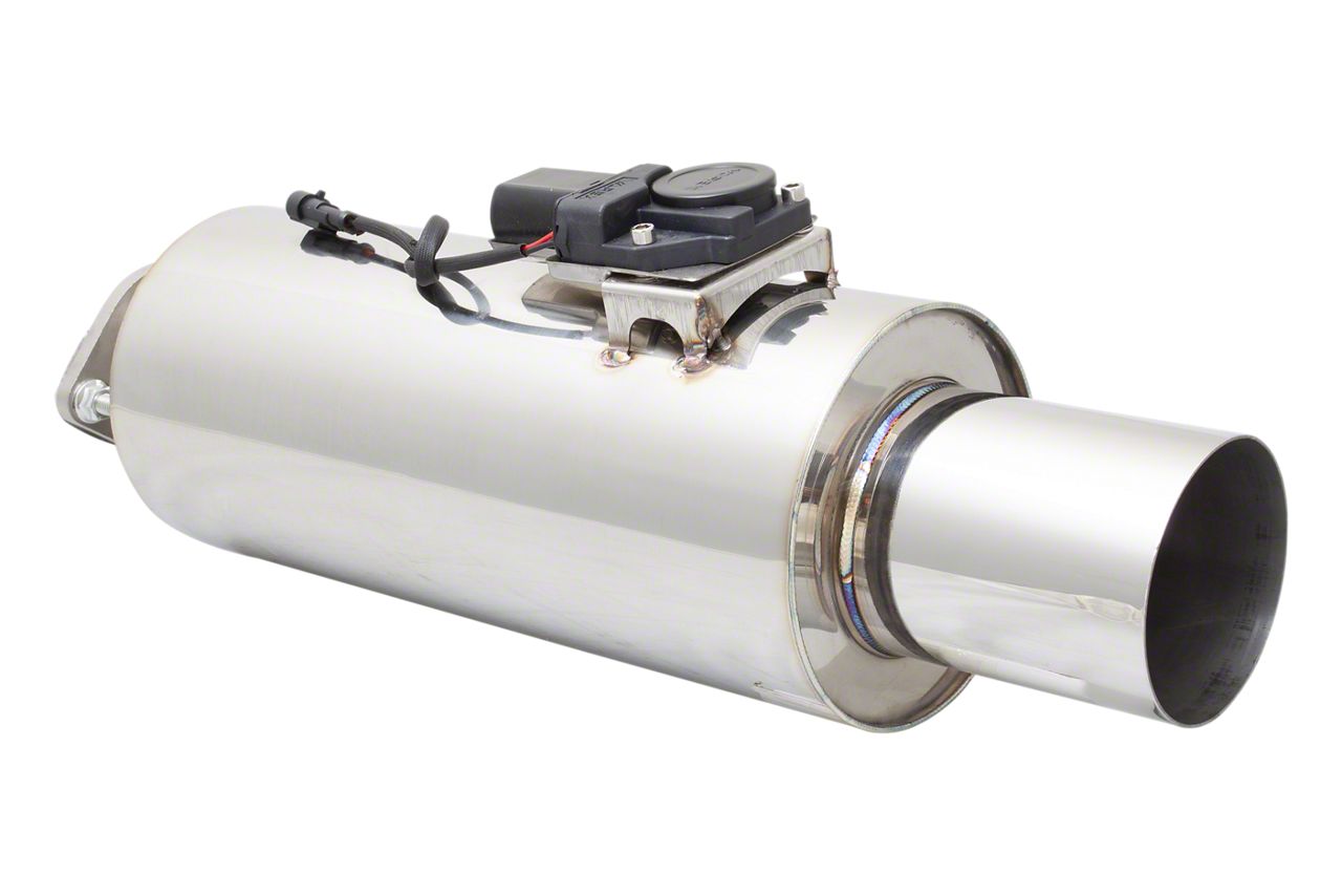XForce Challenger Varex Valved Cannon Oval Muffler with 4.50-Inch Tip ...